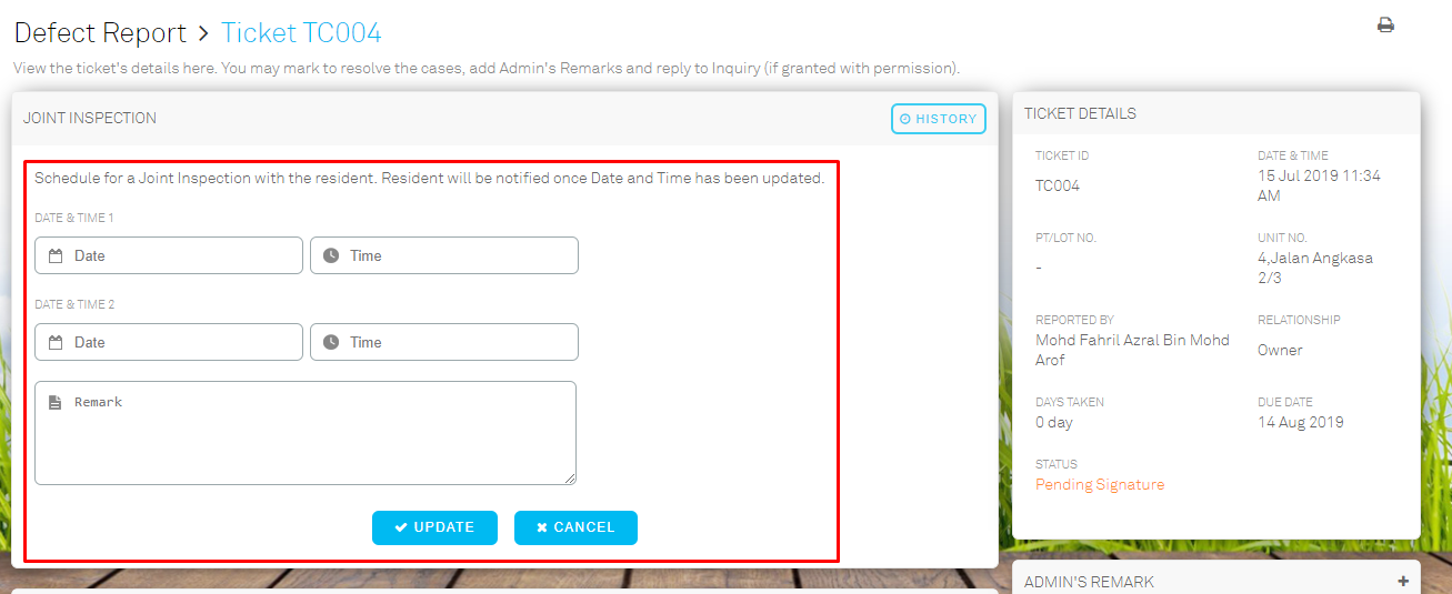 How to View and Update A Defect Report on the Web