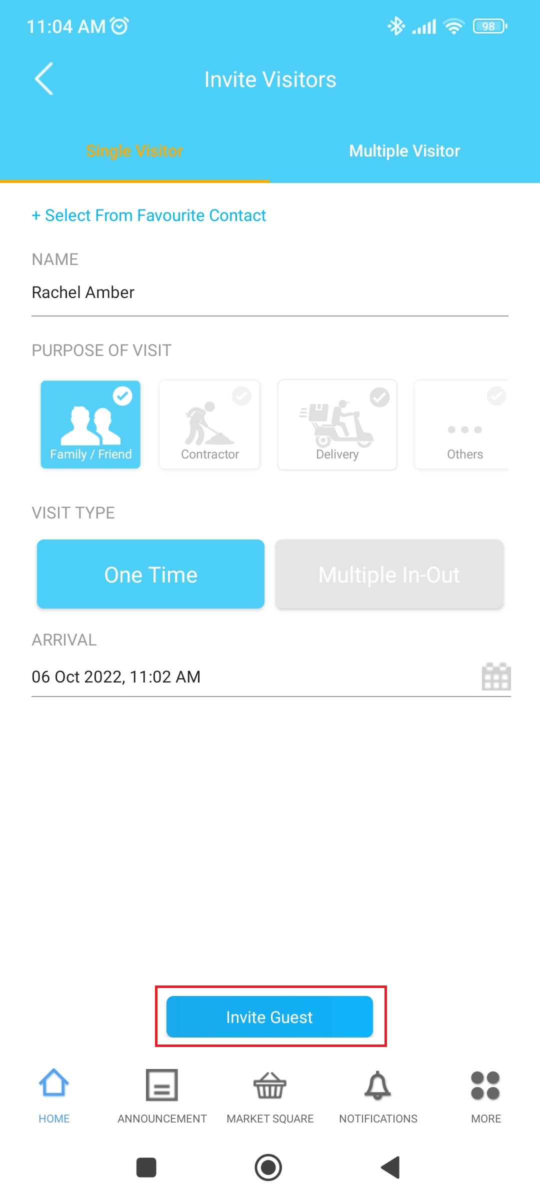 How to Invite Visitors