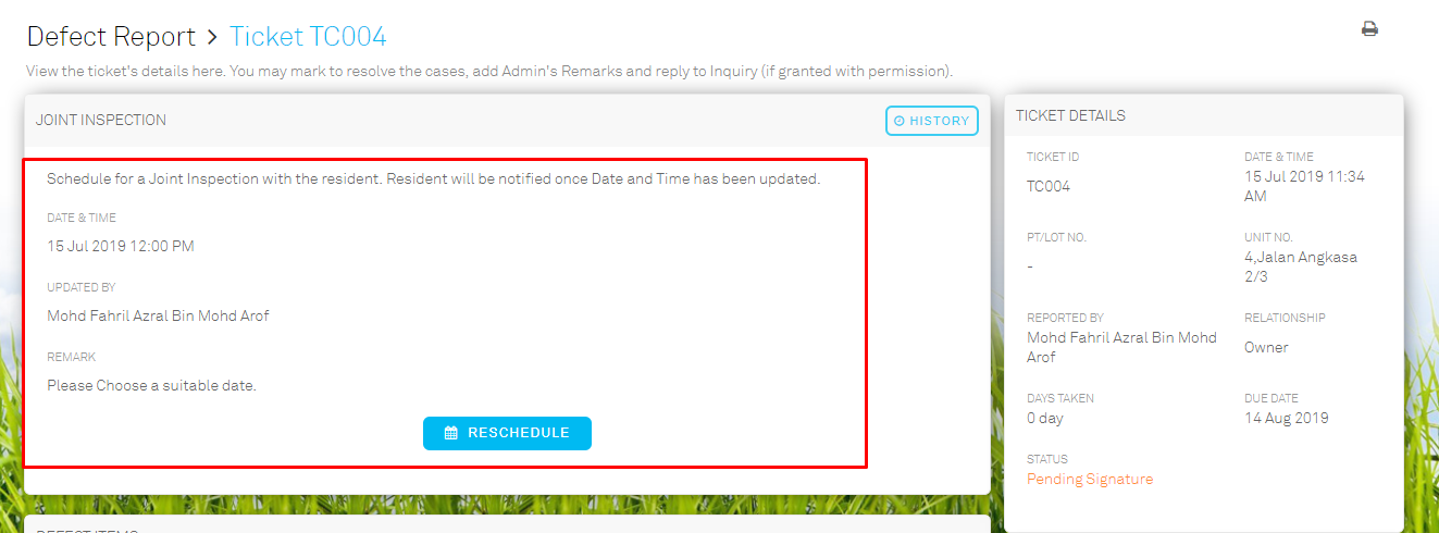 How to View and Update A Defect Report on the Web